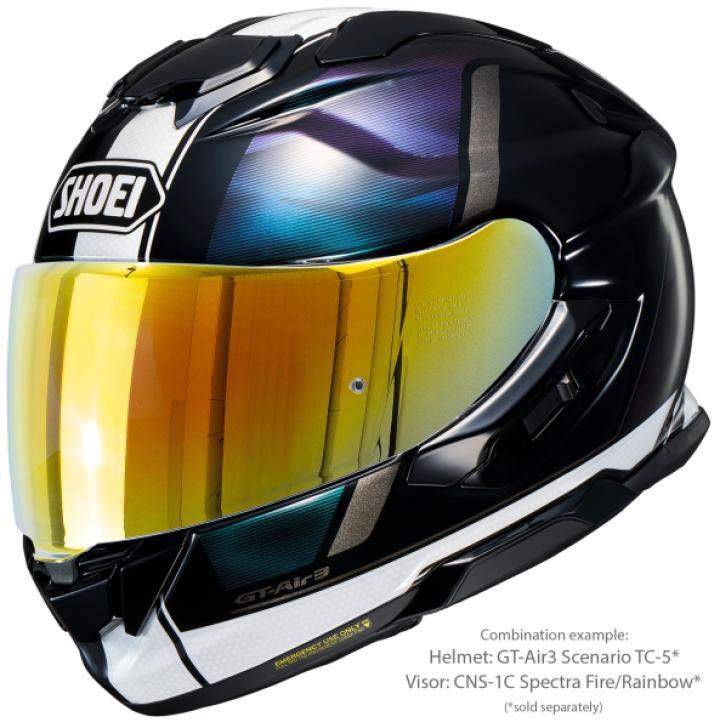 Visor CNS-1C Spectra Fire Orange SHOEI 490 GEL