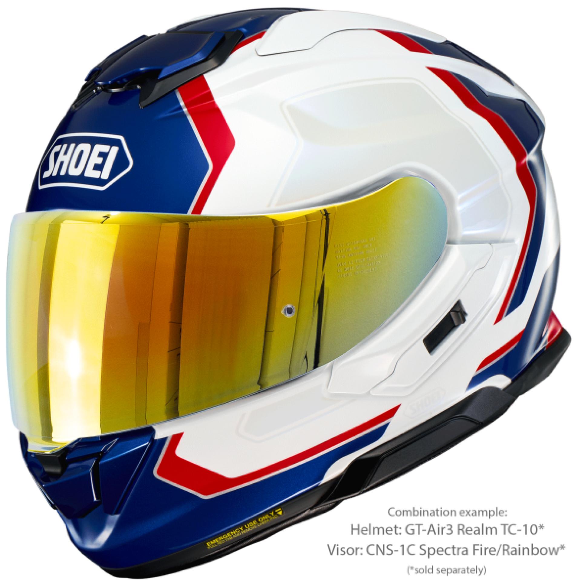 Visor CNS-1C Spectra Fire Orange SHOEI 490 GEL