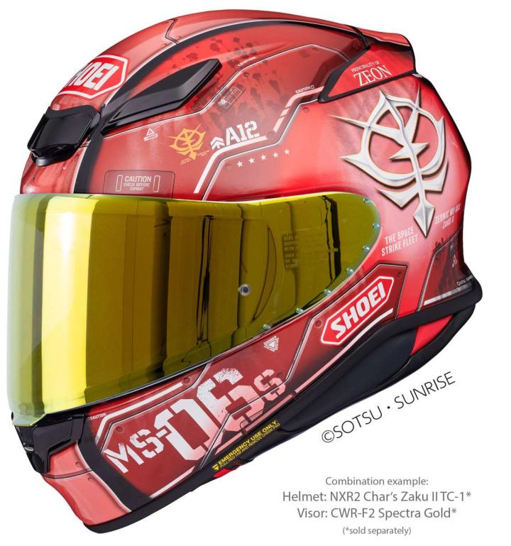Visor (CWR-F2PN) Spectra Gold SHOEI 350 GEL