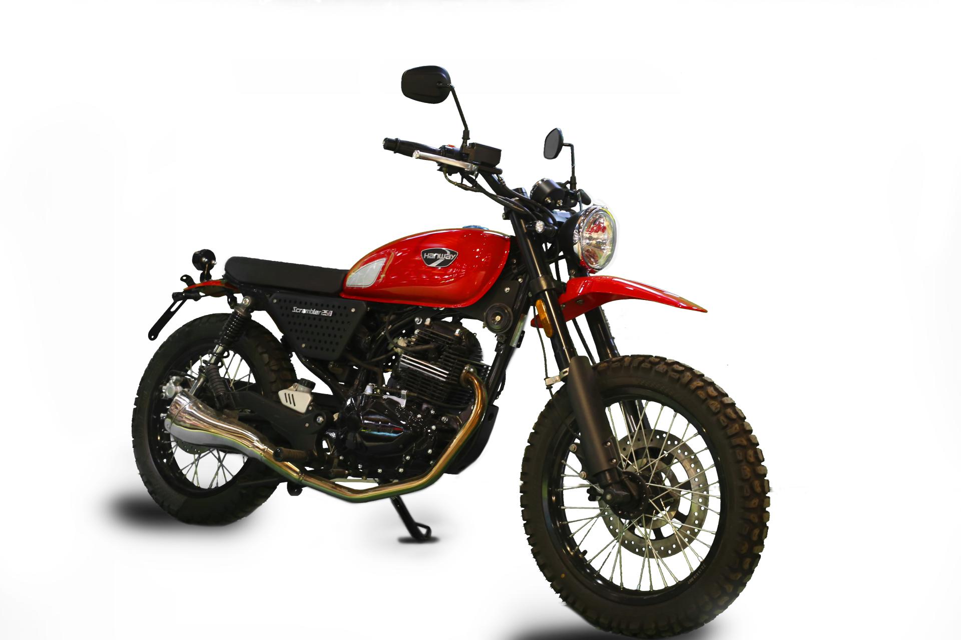 SCRAMBLER 250 RED HANWAY 6900 GEL | Pitstopmoto.ge